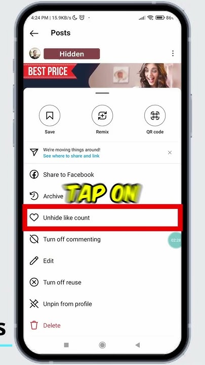 How to UnHide Like Count on Instagram (2024) | How to UnHide Instagram Posts & Reels Likes Count ...