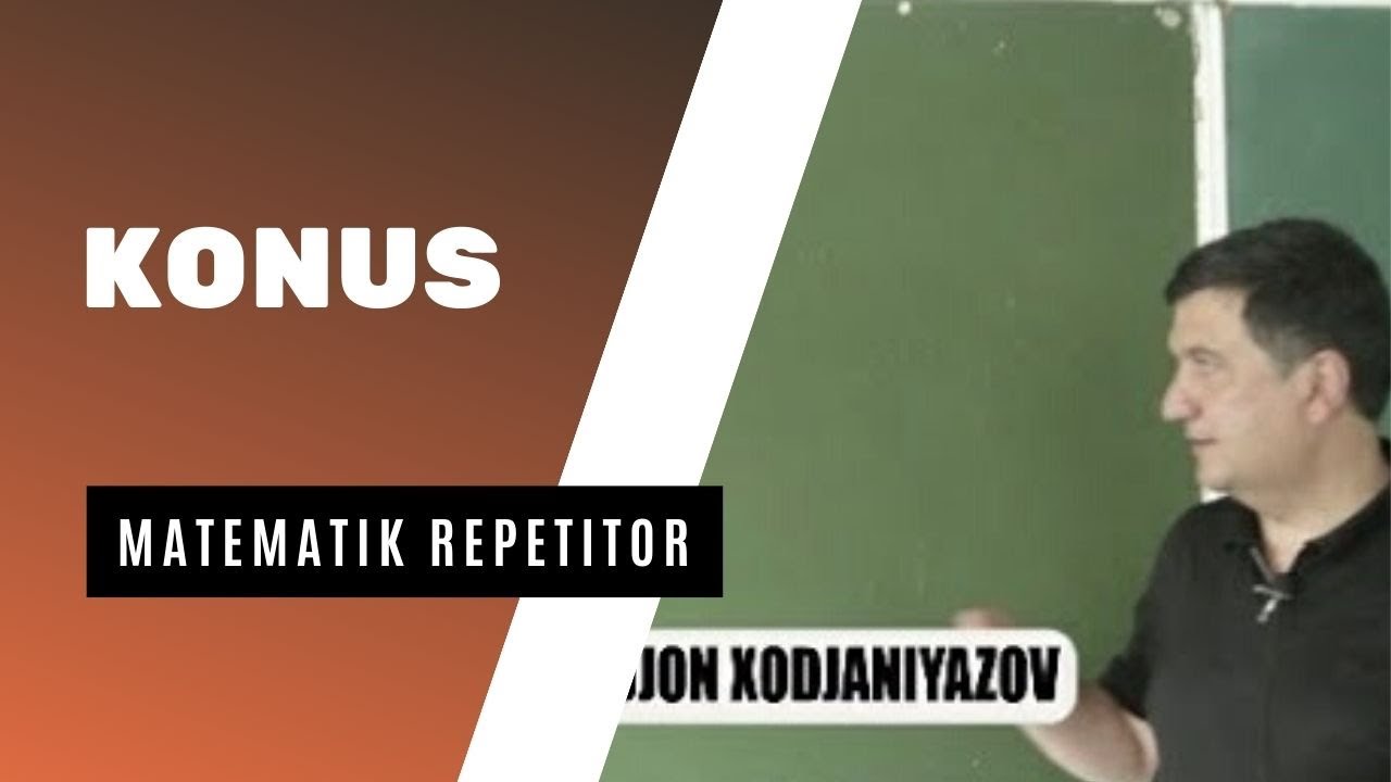 3. Konus. Geometriya 10 sinf - YouTube