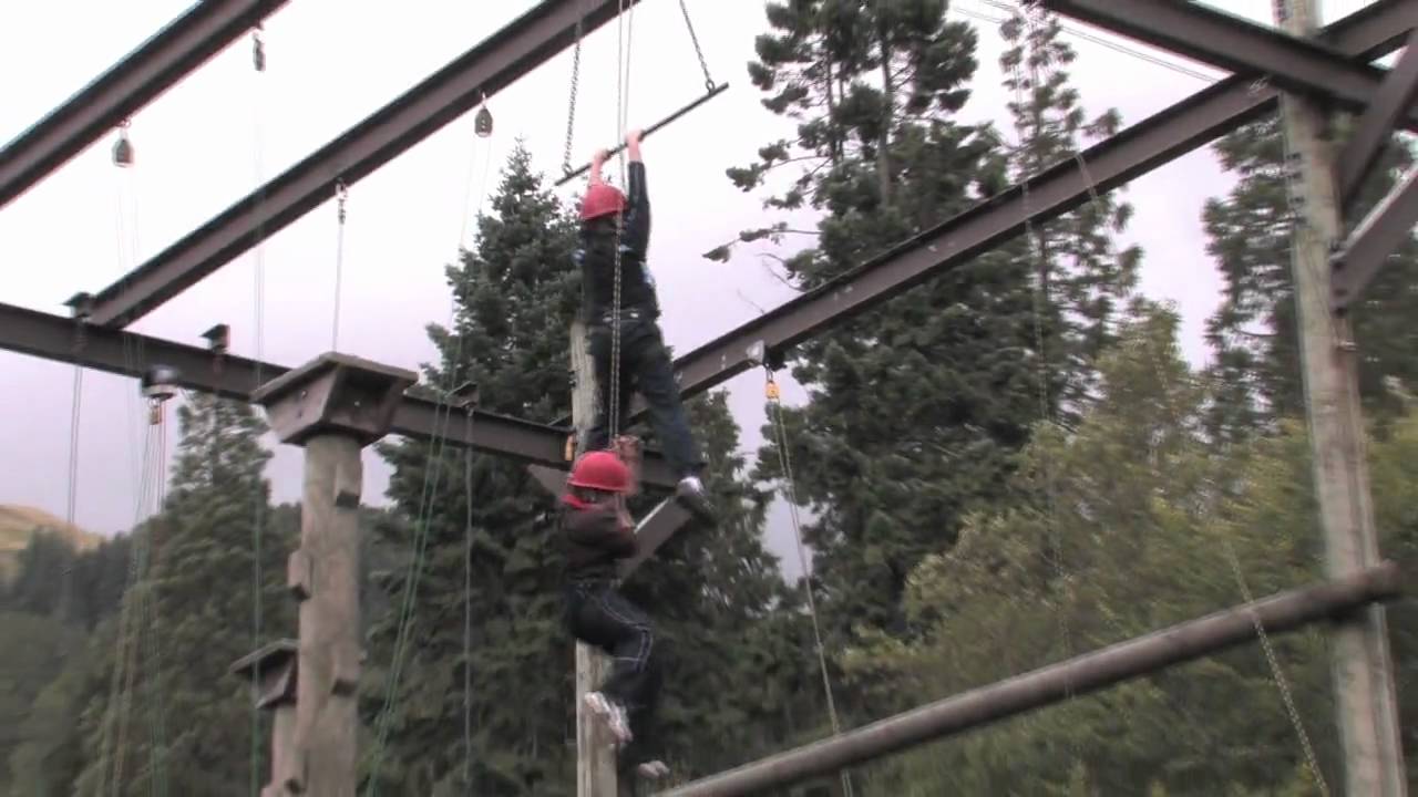 Ropes Courses - Benmore Centre For Outdoor Education - YouTube