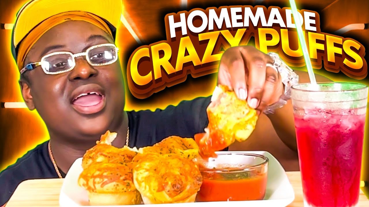 NEW INTRO🔥🔥 HOW TO MAKE HOMEMADE CRAZY PUFFS THE VIRAL LITTLE CAESARS ...