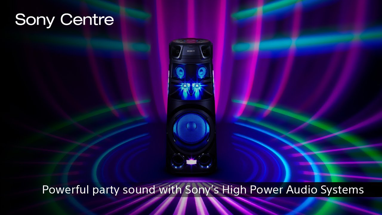 Sony Party Speakers Range - YouTube