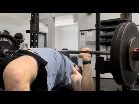 245 Bench Press for 5x5 - YouTube