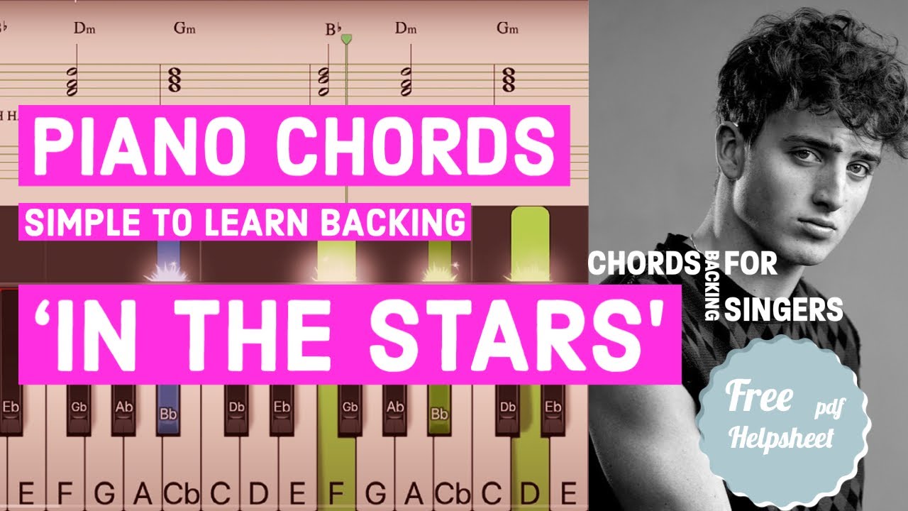 In The Stars - Piano Chords Simple - YouTube