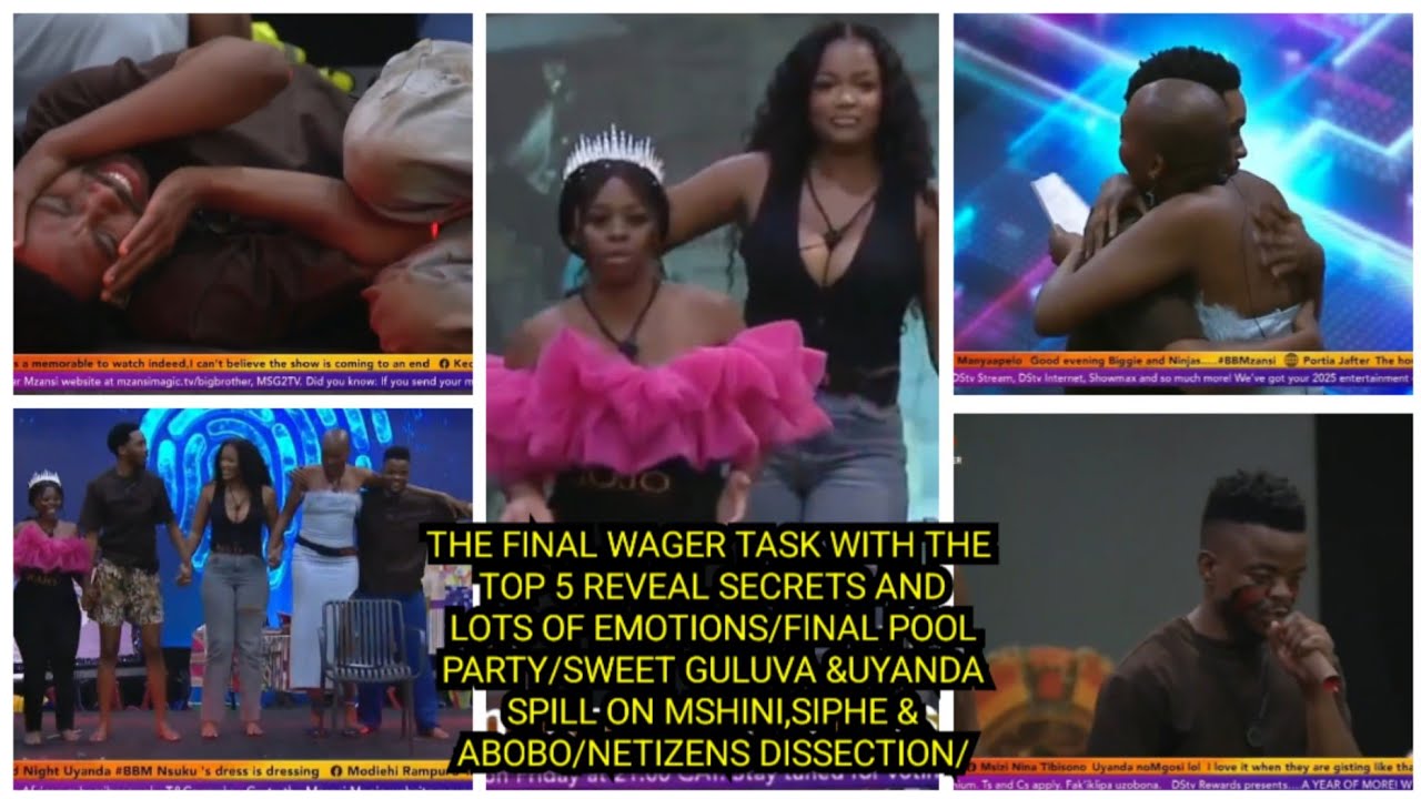 THE FINAL WAGER TASK REVEAL SECRETS AND LOTS OF EMOTIONS/FINAL POOL PARTY/NETIZENS DISSECTION ...
