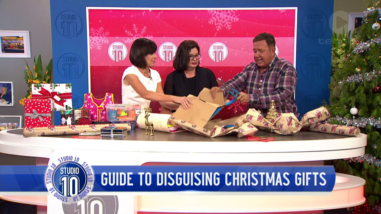 How To Disguise Christmas Gifts | Studio 10 - YouTube