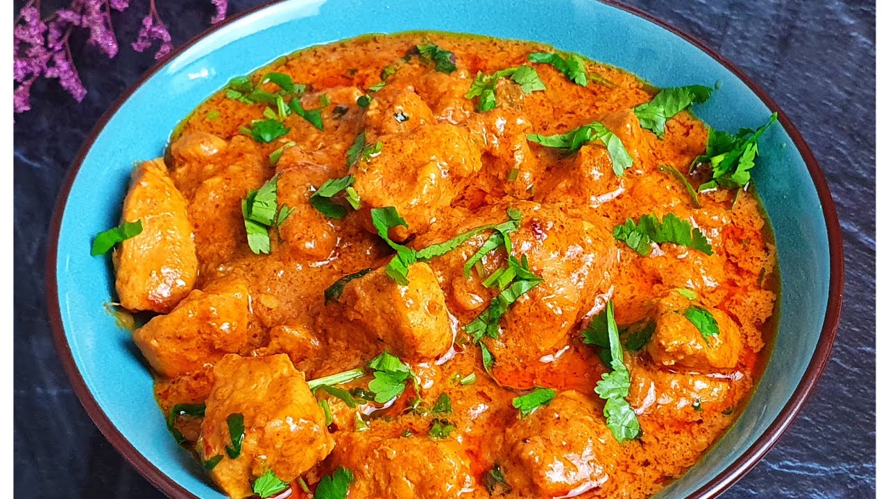 Chicken Korma Rezept/ Hähnchen Curry۔ - YouTube