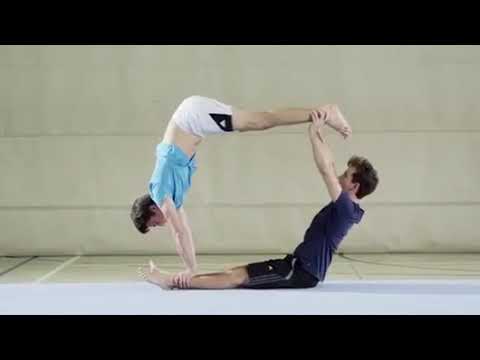 Acrosport   Duo dynamique   Du rectangle au carré
