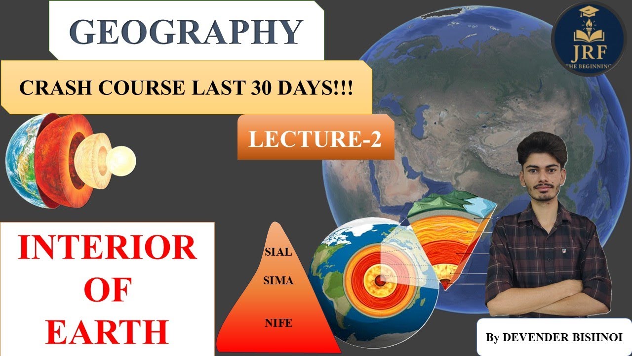 Interior of the Earth Explained | UGC NET Geography | Mnemonics ...