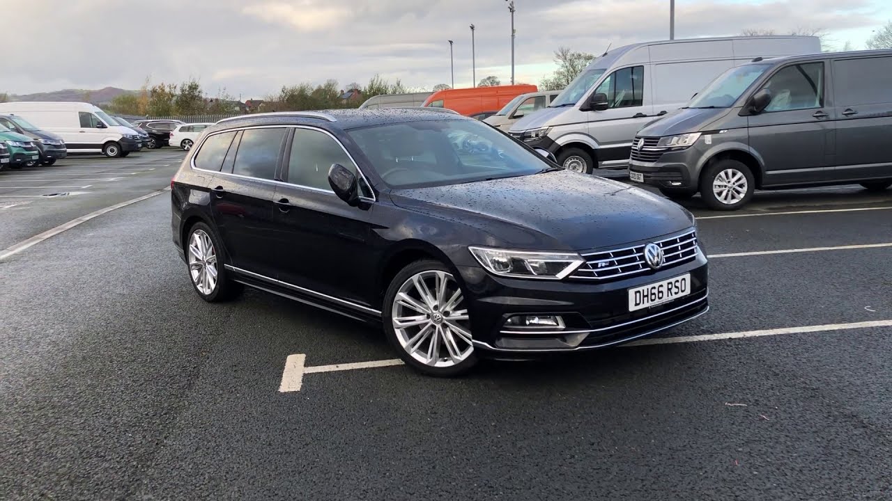 Volkswagen Passat Estate 2.0TDI R-Line Wrexham Volkswagen - YouTube