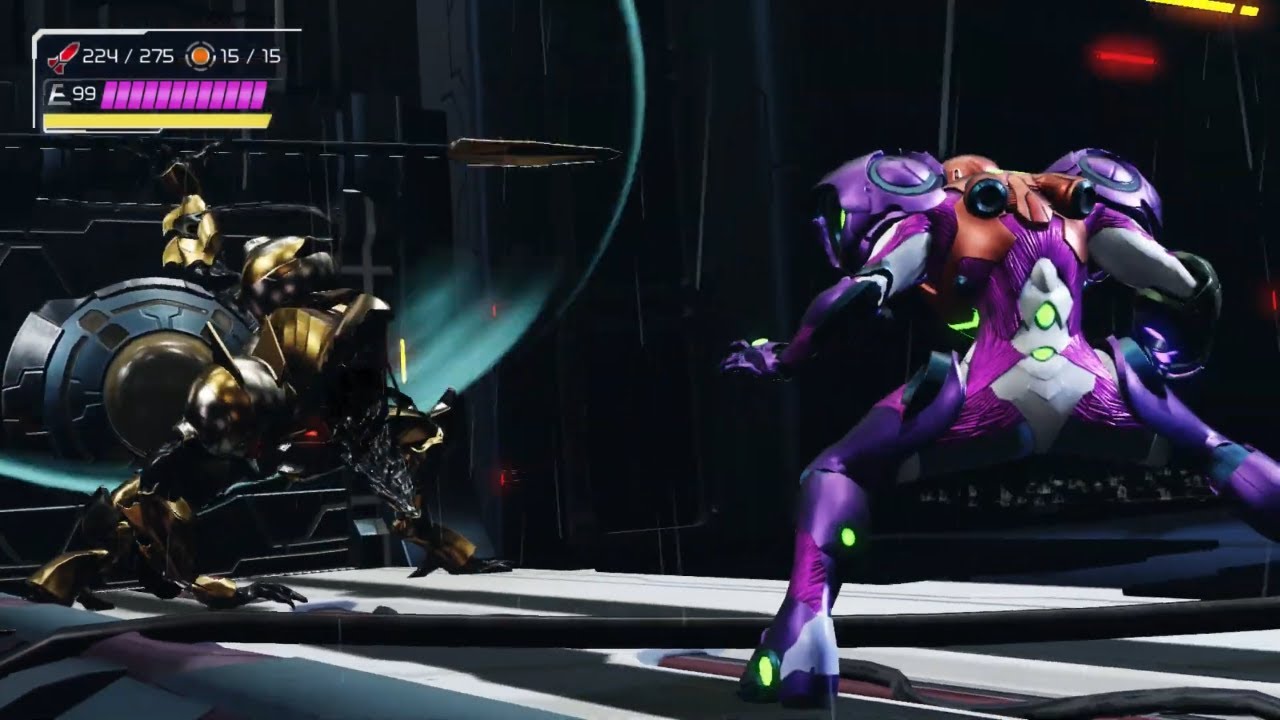 Metroid Dread: Samus vs Elite Chozo Soldier (Hard) - YouTube