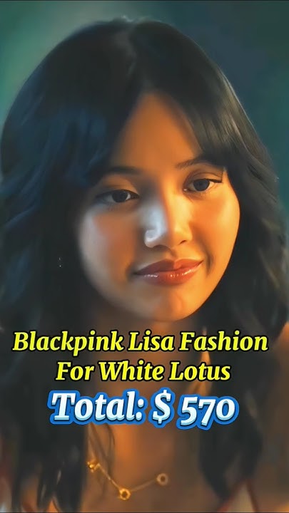 Blackpink Lisa Fashion For White Lotus #lisa #blackpink #fashionstyle #whitelotus #lalisamanoban ...