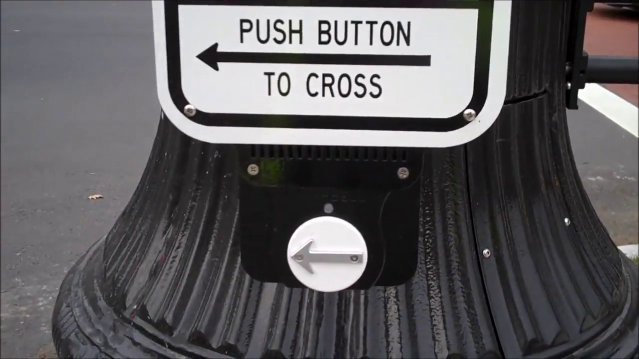 Audible Crosswalk Sounds! - YouTube