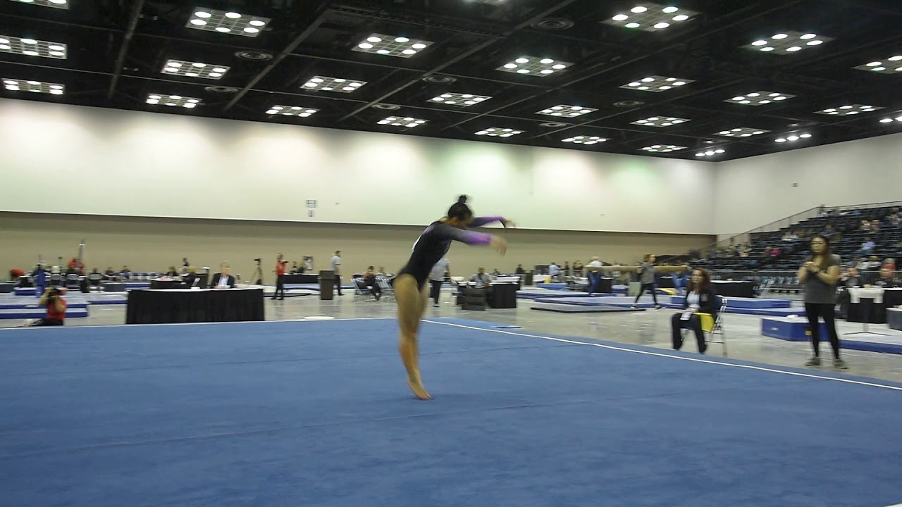 Ellie Lazzari - Floor - 2019 Women's Junior Olympic National ...