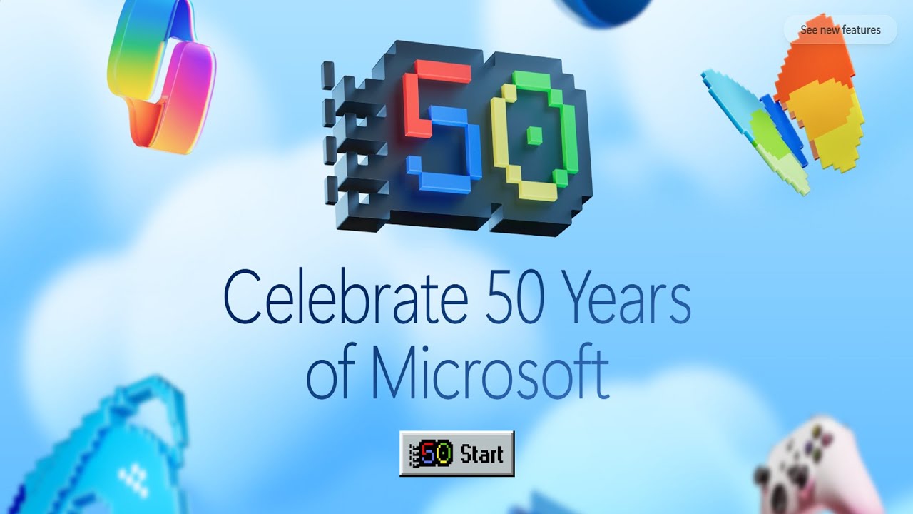 Microsoft Celebrates 50 Years - YouTube