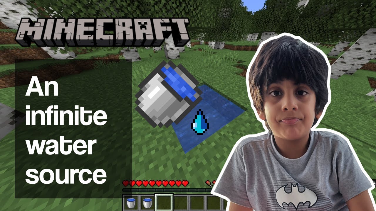 Minecraft : How to make an infinite water source - YouTube