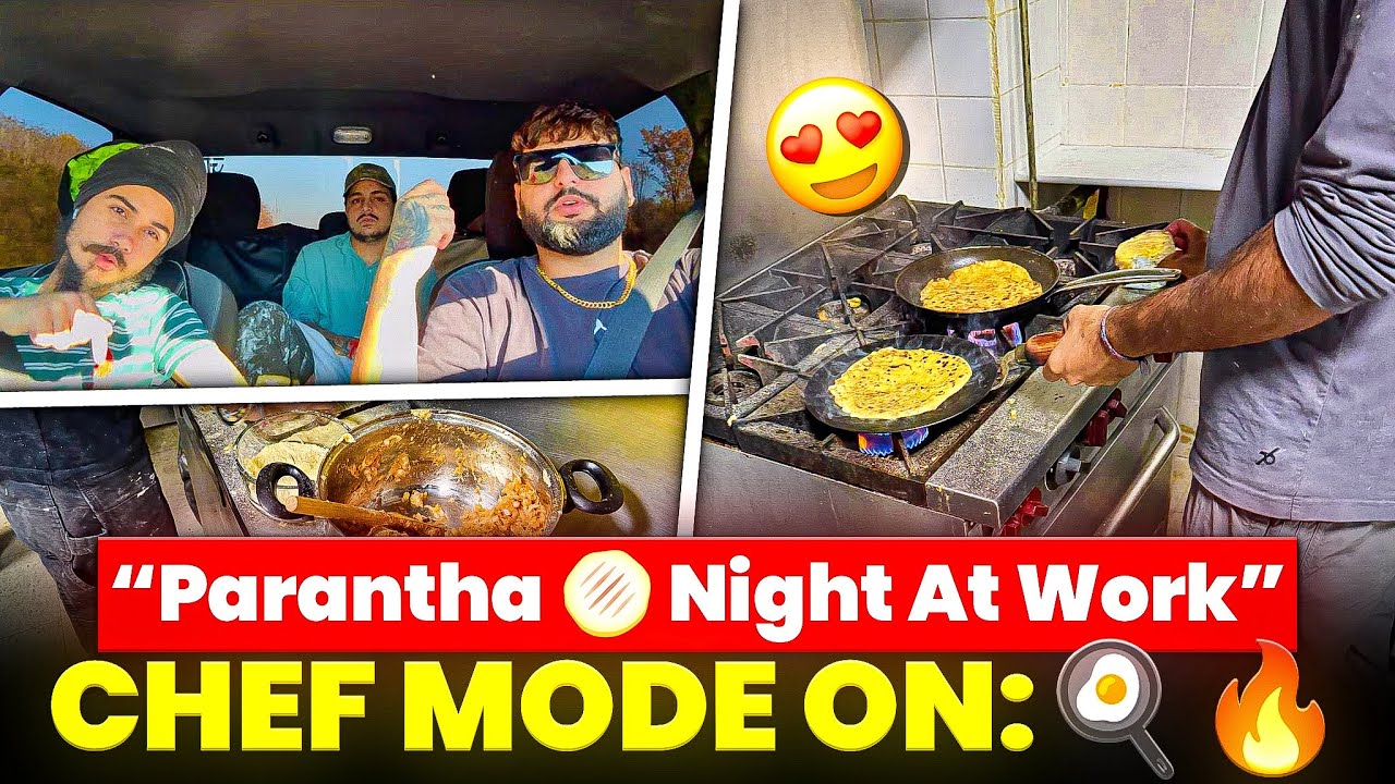 Vlog 52//“Parantha 🫓 Night At Work ”Chef mode on: 🍳🔥//Ankit Mandhan - YouTube
