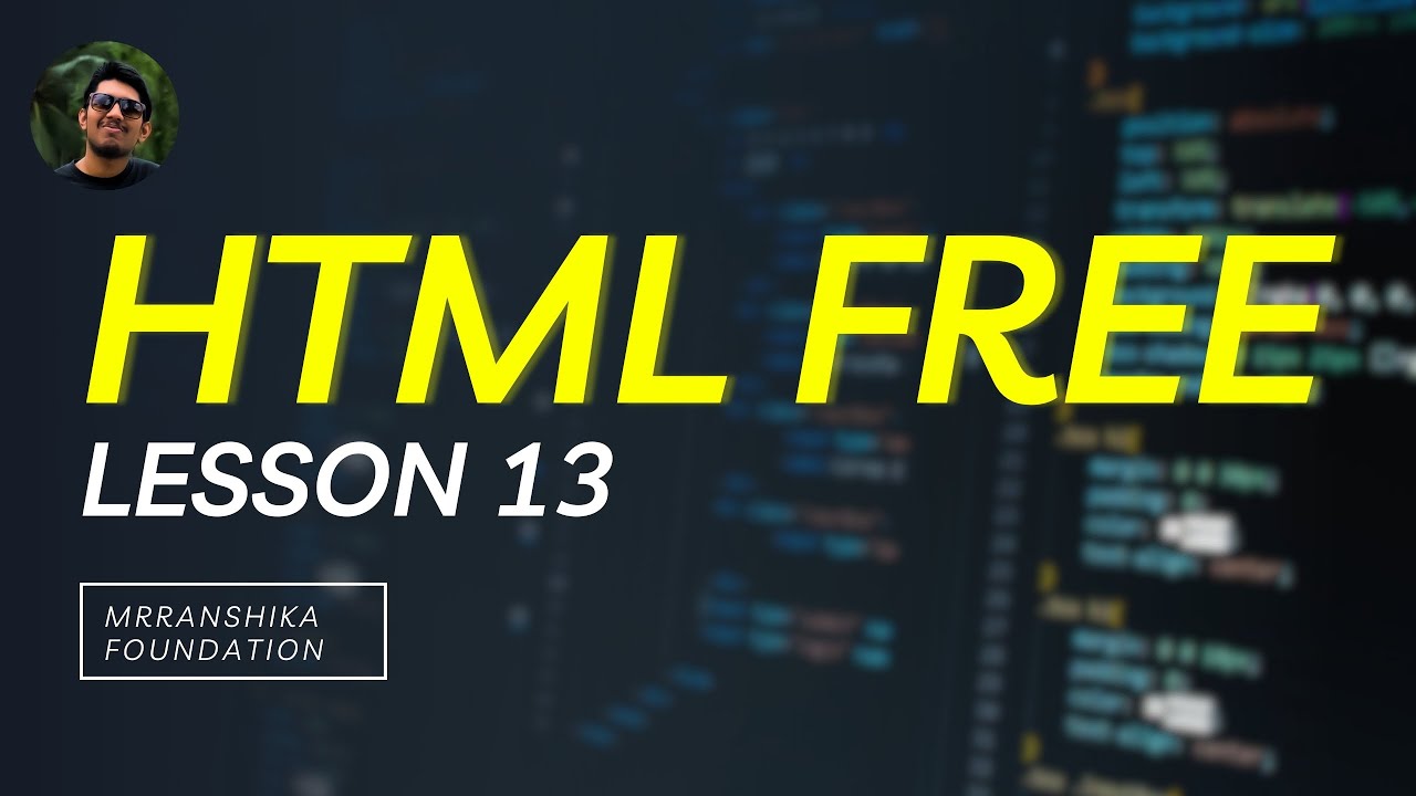 html tutorial Lesson 13 - Table - YouTube