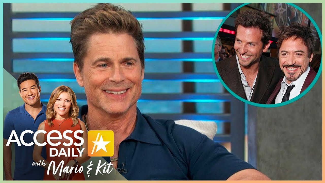Rob Lowe Laughs Over Viral Text Mishap w/ Bradley Cooper & Robert ...