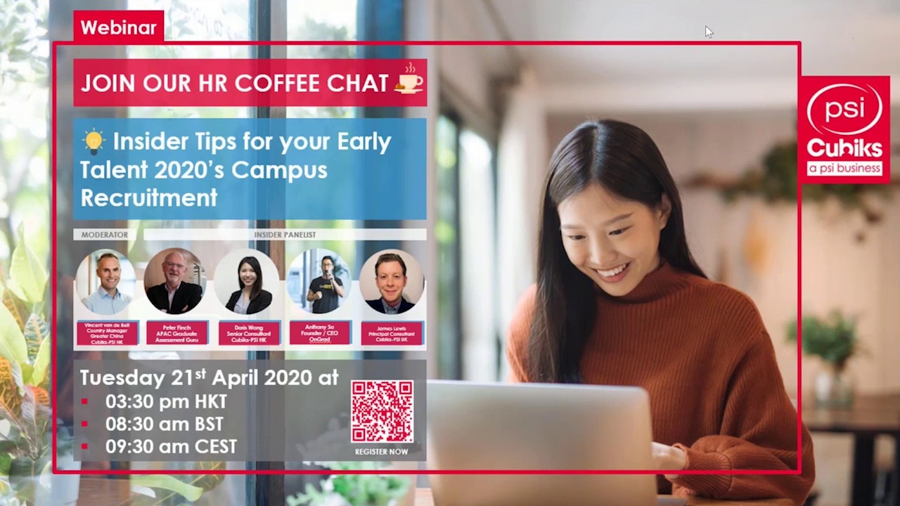 21/04/2020 HR Coffee Chat Insider Tips for your Early Talent 2020’s ...