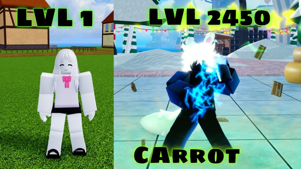 Becoming Carrot Race Awakening Mink V4 ( Electric Claw V1 V2 ) In Blox ...