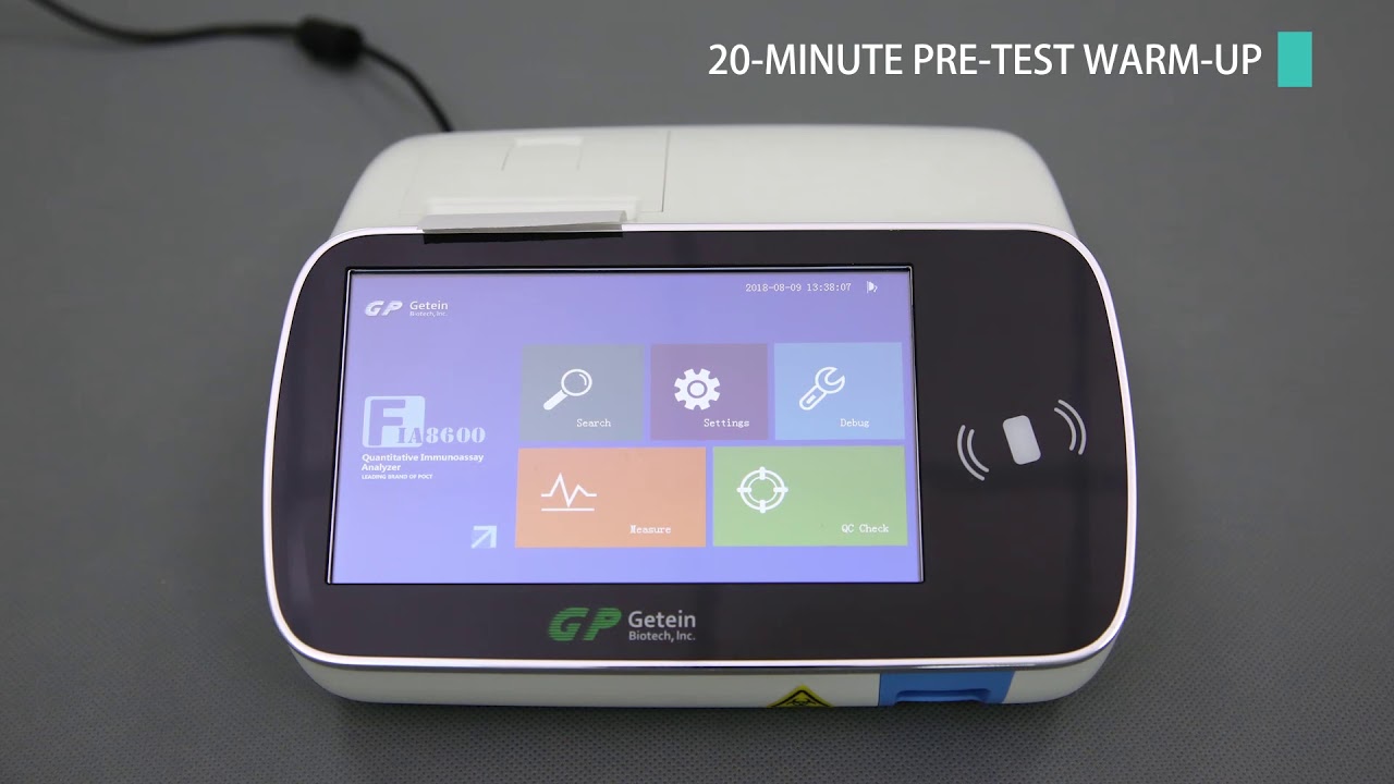 FIA8600 Quantitative Immunoassay Analyzer Introduction and Operation ...