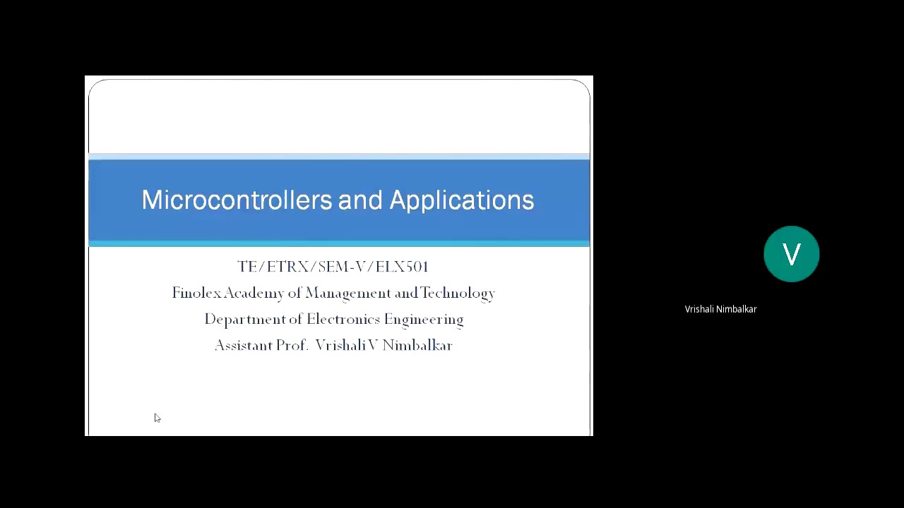 Lecture 1 Introduction to Microcontroller Overview MCS 51 - YouTube