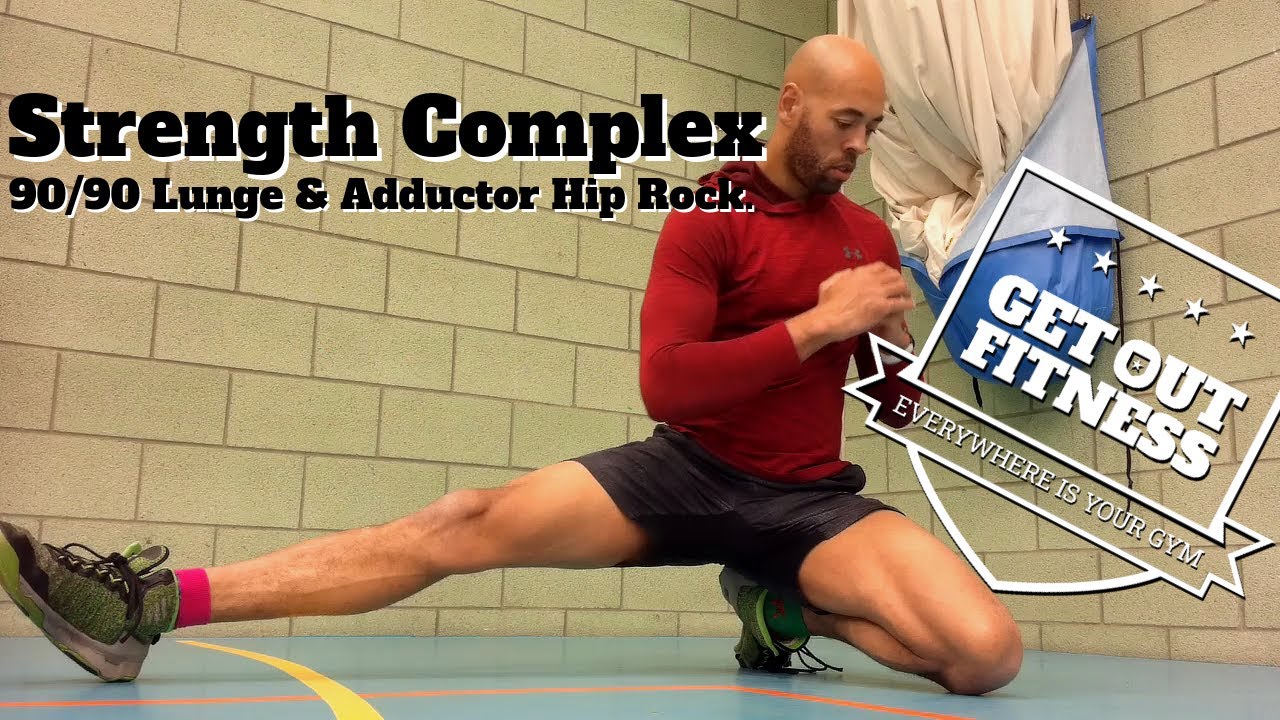 Strength Complex - 90/90 Lunge and Adductor Hip Rock - YouTube