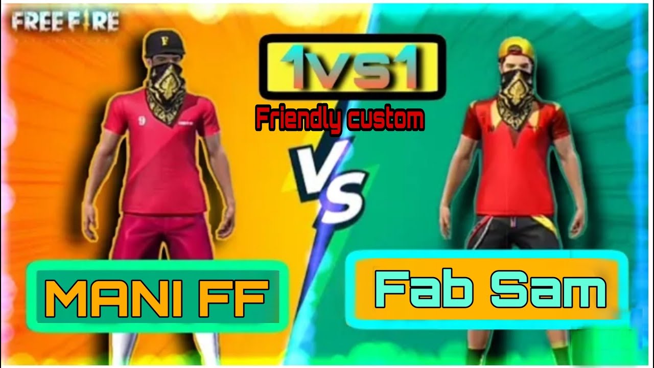 1vs1 Friendly custom with @fab_sam//{1vs1}Mani FF//Freefire - YouTube