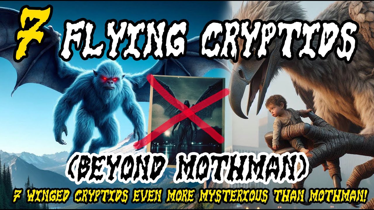 Beyond Mothman: 7 "FLYING CRYPTIDS" That Are Still Out There! #cryptids #mothman #cryptidsuntold ...