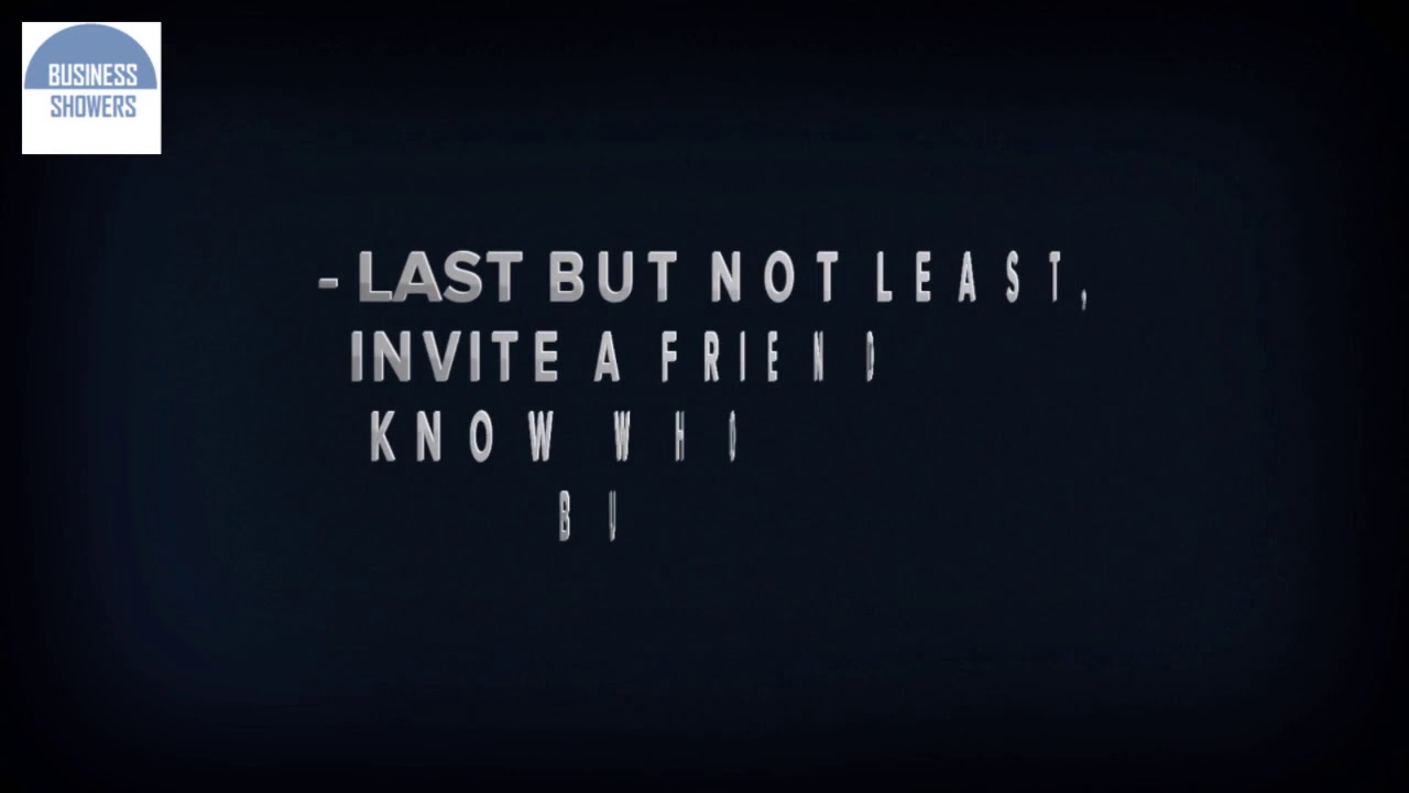 BUSINESS SHOWERS FA HD - YouTube