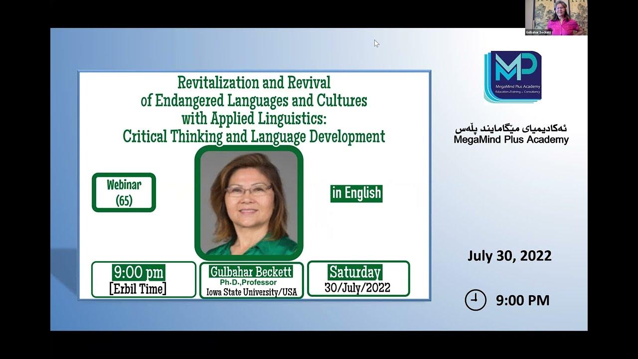 Revitalization and Revival of Endangered Languages and Cultures with ...