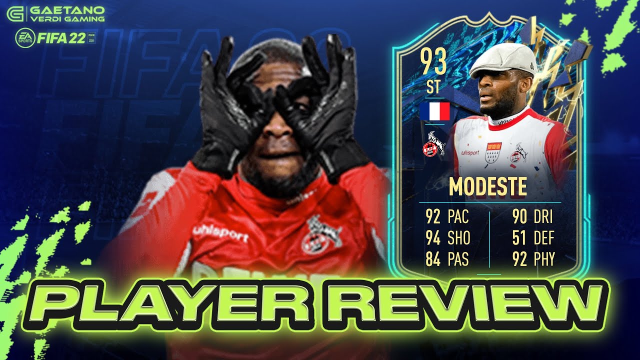 Anthony Modeste 93 - Lohnt sich die SBC? - FIFA 22 Player Review - YouTube