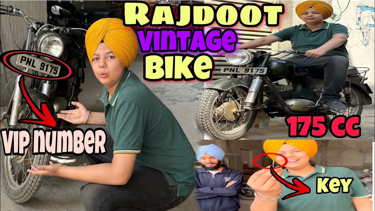 Old vintage bike RAJDOOT 175CC Restoration||1964 model ||old bike India ...