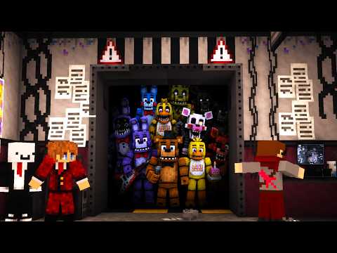 3 Idiots Survive 15 NIGHTS AT FREDDY'S In Minecraft (FNAF 1, 2 & 3) [FULL MOVIE]
