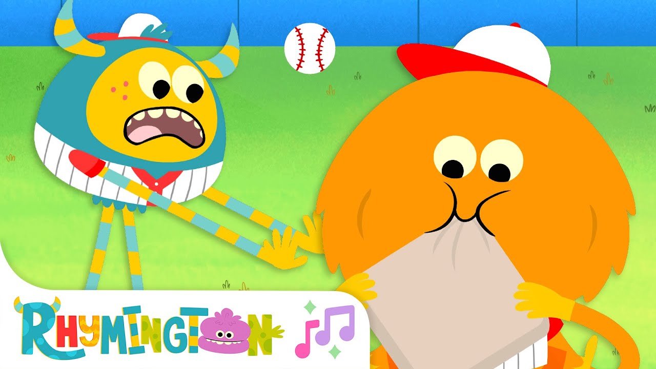 Take Me Out To The Ball Game | Monster Baseball Song for Kids ...
