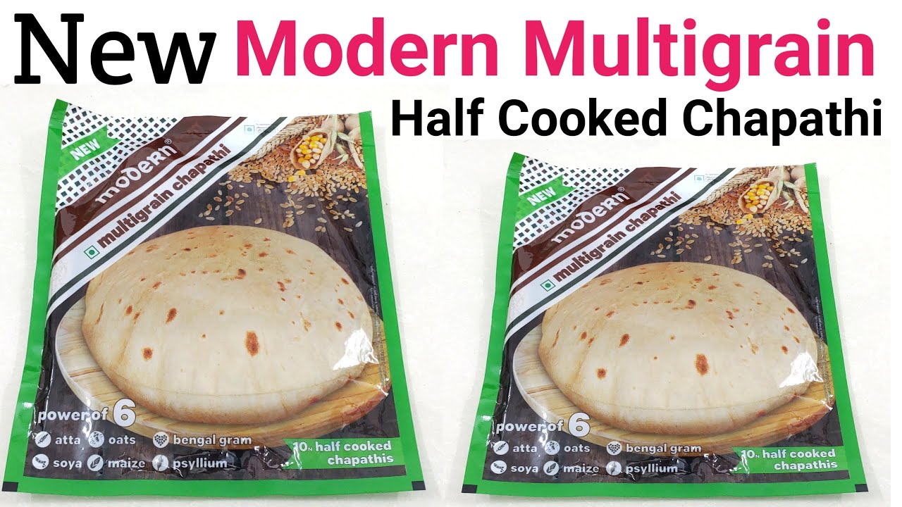 Modern Multigrain Chapati Half Cooked - YouTube