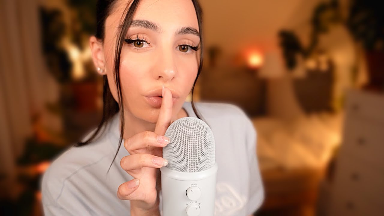 ASMR Wet Inaudible Whispers 🎙️ Spilling the Tea 🤫 - YouTube