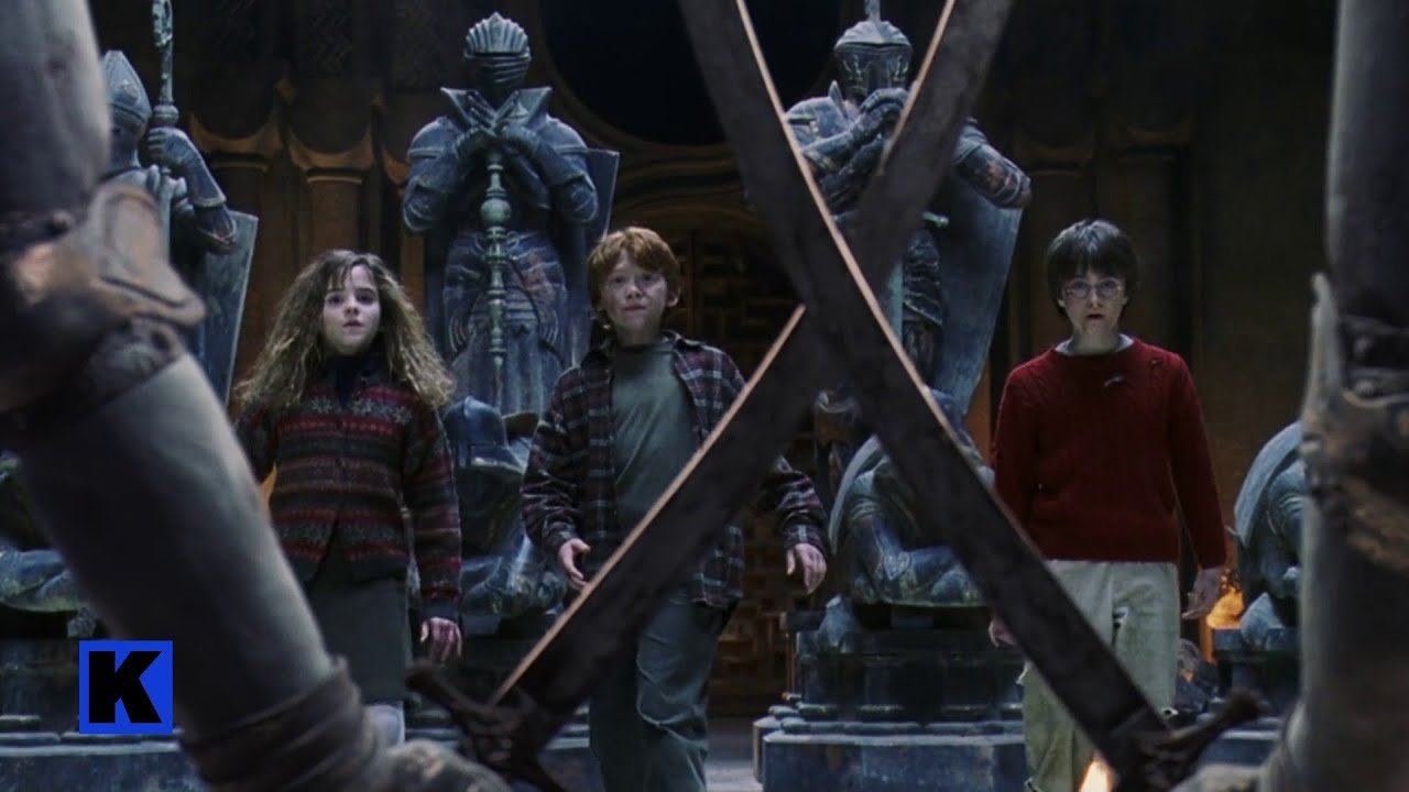 Harry Potter and the Sorcerer's Stone (2001) - Harry, Ron & Hermione ...