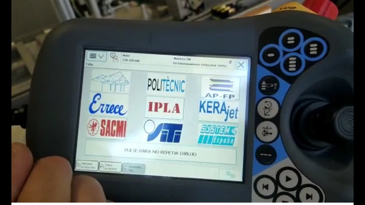 Creación de pantalla en FlexPendant. Utilización del software ...