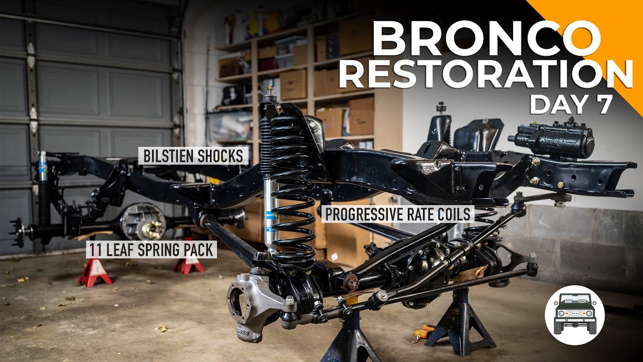 Bronco Restoration Day 7 - Chassis Assembly - YouTube