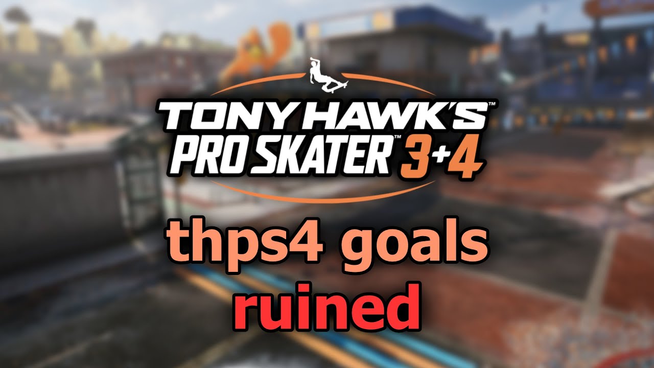 THPS3+4 Might Not Give Us THPS4's Career Mode - YouTube
