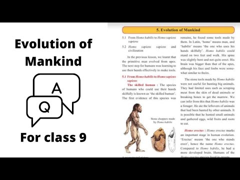 5th Std - EVS - Chapter 5 Evolution of mankind questions answers ...