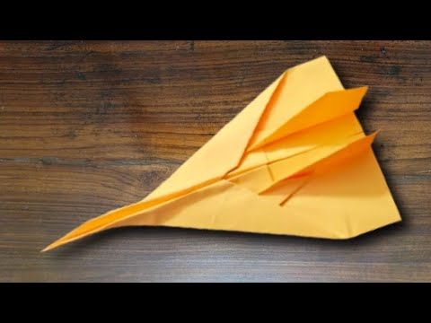 How to Make a Fighter Jet Paper Airplane that Fly Far - YouTube