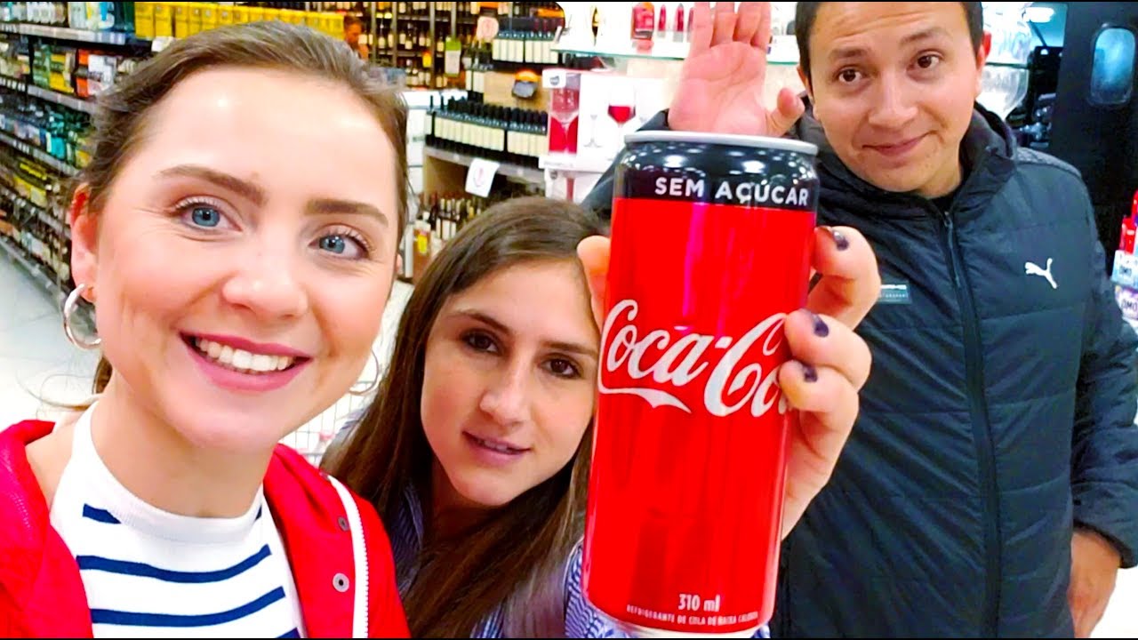 Así es un SUPERMERCADO en BRASIL ★ Ale Ivanova ft. Nashla & Cris ...