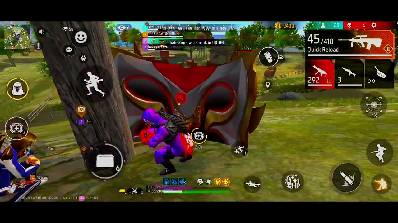 #garena free fire max mobile game play Realme GT 6T 📲📲📲📲 - YouTube