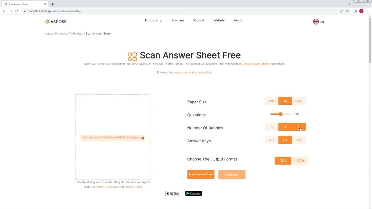 scan answer sheet - YouTube