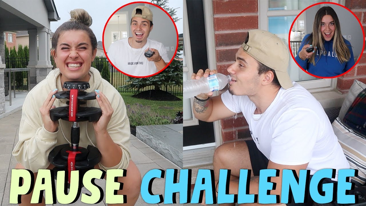 EXTREME PAUSE CHALLENGE for 24 HOURS (Girlfriend Vs Boyfriend) - YouTube