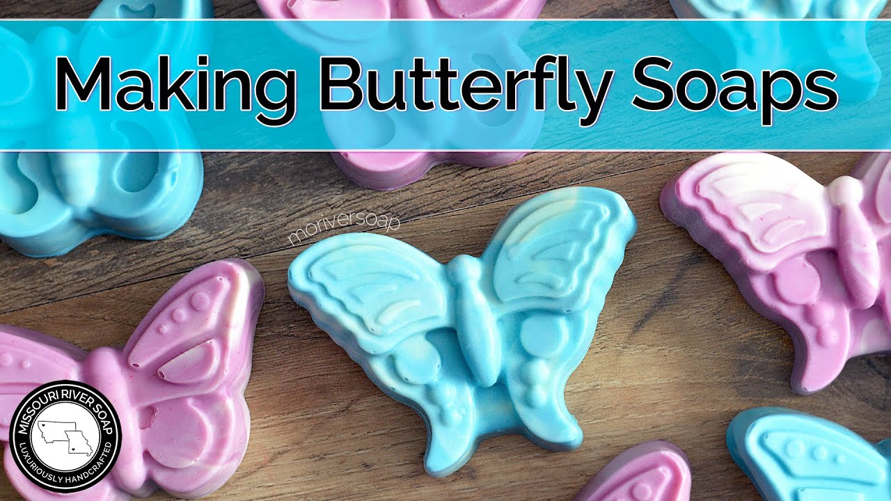 Making Butterfly Soaps Part Two | MO River Soap - YouTube