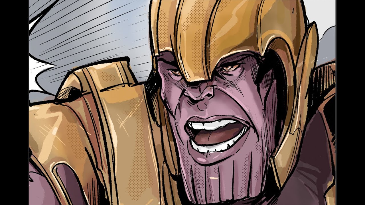 How To Draw Thanos Step By Step | Marvel Avengers - YouTube