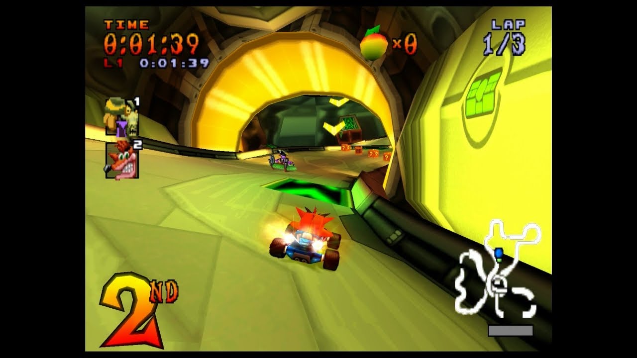 Ps1 - CTR Crash Team Racing - Longplay 101% All Platinum Relics - YouTube